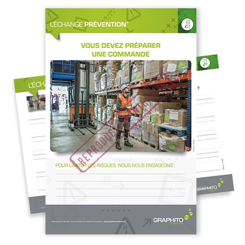 Mémo manager échange prévention® " Préparation de commande " Graphito
