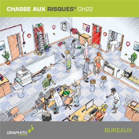 Chasse aux risques "Bureaux" CH22 - Graphito Prévention