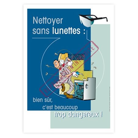 Affiche sécurité "Soufflette" - Graphito Prévention