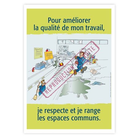 Affiche sécurité "Comportement civique" - Graphito Prévention